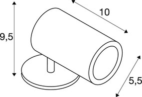 LA 1000735 HELIA venkovní svítidlo LED 3000K 35° antracit IP55 - BIG WHITE (SLV)