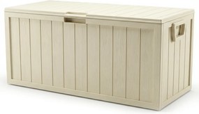 Plastový zahradní úložný box VEREDO - béžový