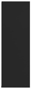 Botník černý 54 x 34 x 100,5 kompozitní dřevo - Default Title