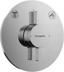Hansgrohe - Baterie pod omítku, pro 2 spotřebiče, chrom