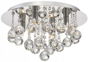 Toolight - Křišťálová stropní lampa Glamour 3xG9 APP403-C, chromová, OSW-00550