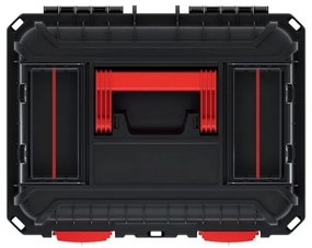 Kufr na nářadí 44,5 × 36 × 33,7 cm, vklad + přihrádky