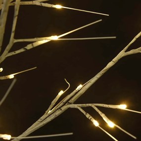 Vánoční stromek 156 teplých bílých LED 1,5 m vrba dovnitř i ven 332954