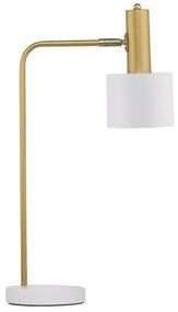 Rustikální stolní lampa Paz bílé