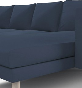 Potah na pohovku IKEA Norsborg 4-místná se šezlongem barva tmavě modrá