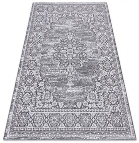 koberec SISAL LOFT 21213 Ornament šedá / stříbrný / slonová kost velikost 160x230 cm | krásné koberce cz