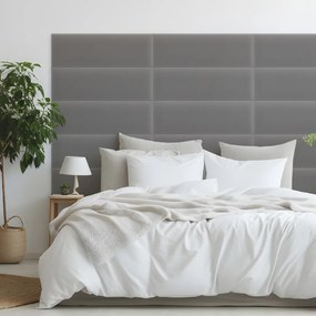Sametový čalouněný panel - Obdélník - 80x20cm Farba: Šedá