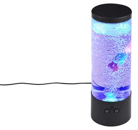 Bublinková trubice černá 30 cm vč. LED RGB - Sealife
