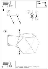 Nástěnné svítidlo Woody, 1x dřevěné stínítko