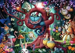 Ravensburger Alenka v říši divů: Skoro každý je šilený / 1000 dílků /