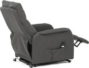 Polohovací křeslo šedé, elektrické TV-5482 GREY2