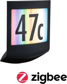 Paulmann 94513 - RGBW LED/8,2W IP44 Stmívatelné domovní číslo PADEA 230V