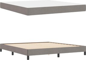 Postel s boxspringem Taupe 180 x 200 cm textil 3398511