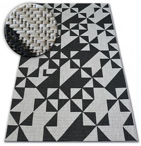 Kusový koberec Orland černý 140x200cm