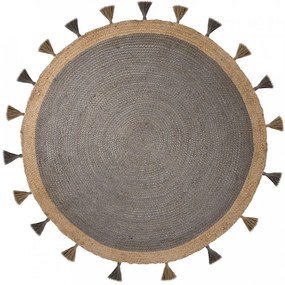 Hans Home | Kusový koberec Lunara Grey kruh – na ven i na doma