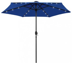 Zahradní slunečník s LED světly Ø 270 cm Dekorhome
