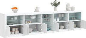 Příborník s LED osvětlením bílý 283 x 37 x 67 cm 3209023