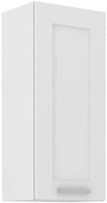 STL 40 cm skříňka horní jednodveřová LUNA (výška 90 cm) Barevné provedení LUNA: Bílá / Bílá