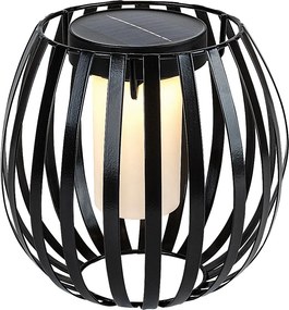 Rabalux Černá LED solární zahradní lampa Savoca 1W 77167