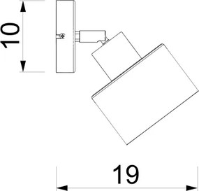 Nástěnné bodové svítidlo PARKLA 1xE27/15W/230V béžová