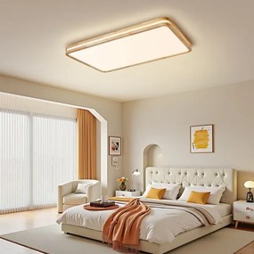 BRILAGI - LED Stmív. svítidlo MOLINA SQUARE LED/128W/230V dub 90x60 cm + DO