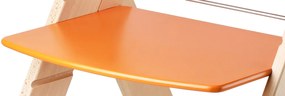 WOOD PARTNER Rostoucí židle - podnožka oranžová