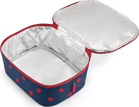 Chladící taška Coolerbag Pocket Mixed s tečkami M tmavomodrá