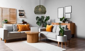 Toolight Boho, závěsné svítidlo 1xE27 APP1293-1CP, zelená, OSW-03805
