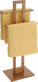 Koupelnový věšák na ručníky BAMBOO, 2 ramenný