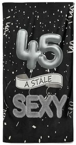 Osuška Stále sexy – černá (věk: 45)