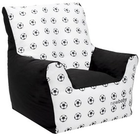 Dětské JUNIOR křeslo plněné kuličkami New Baby Football