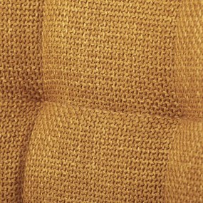 Jídelní židle VALEN — kov, látka, více barev Žlutá