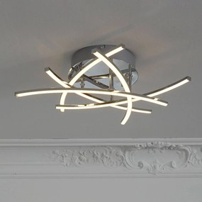 LED stropní světlo Cross tunable white, 5žár.