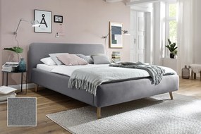 Čalouněná postel MATTIS 180x200 šedá