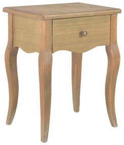 Noční stolek 40 x 30 x 50 cm masivní borové dřevo,  280009 HangarStore.cz