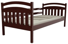 Dětská postel masiv 016 borovice masiv 90 x 200 cm ořech