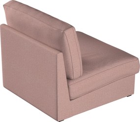 Potah na neskládací křeslo IKEA Kivik barva růžová látka pletený vzor