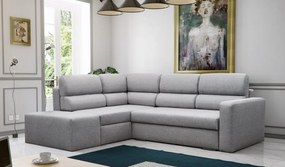 Casarredo - Komfort nábytek Rohová sedací souprava NEWPORT s taburetem, rozkládací, výběr barev | Umístění rohu: roh na levé straně,potah: inari 100