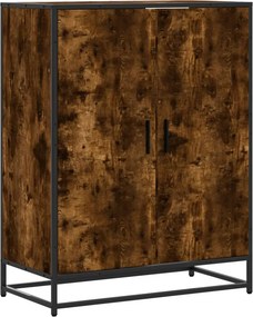 Botník kouřový dub 75 x 38 x 97,5 cm kompozitní dřevo a kov 3300867