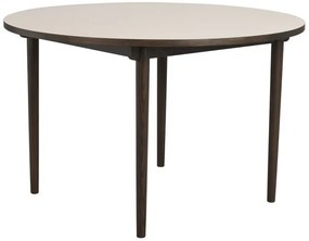 ROWICO Jídelní stůl FAIRMOUNT hnědý ⌀120 cm