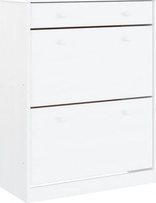 vidaXL Botník ALTA 77 x 35 x 96 cm masivní borové dřevo [353924] Barva: Přírodní
