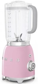 Stolní mixér Smeg 50's style BLF01PKEU / 800 W / 1,5 l / pastelově růžová