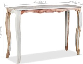 vidaXL Odkládací stolek, masivní sheesham, 110x40x76 cm [244348]