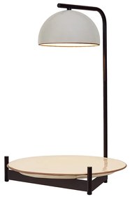 Designová stolní lampička Absis Table Barva stínítka: Bílá, Barva svítidla: Černá