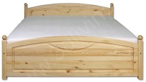 Drewmax Dřevěná postel 120x200 LK103 olše