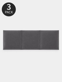Sinsay - Čtvercové čalouněné panely 3 pack - šedá