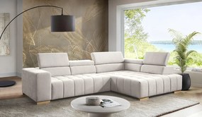 XXXLutz ROHOVÁ SEDAČKA, textil, krémová MID.YOU - Sedací soupravy - 000694006513