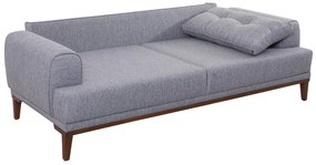 Hanah Home Třímístná pohovka BALERA s křeslem šedá 223 cm