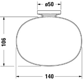 Duravit Starck T - Mýdlenka, černá matná, 0099334600