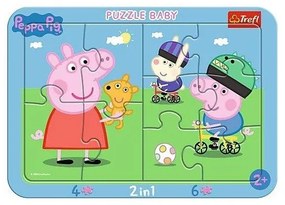 MR Dětské tabulkové puzzle pro nejmenší - Prasátko Peppa 1